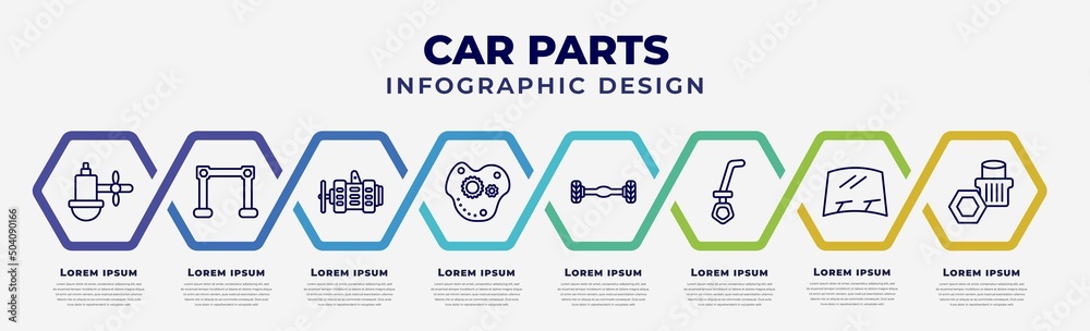 vector infographic design template with icons and 8 options or steps ...