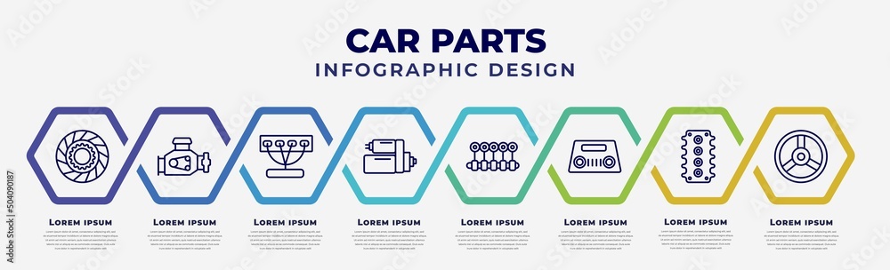 vector infographic design template with icons and 8 options or steps ...
