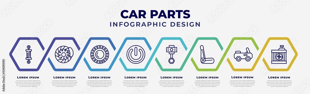 vector infographic design template with icons and 8 options or steps ...