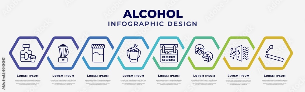vector infographic design template with icons and 8 options or steps ...