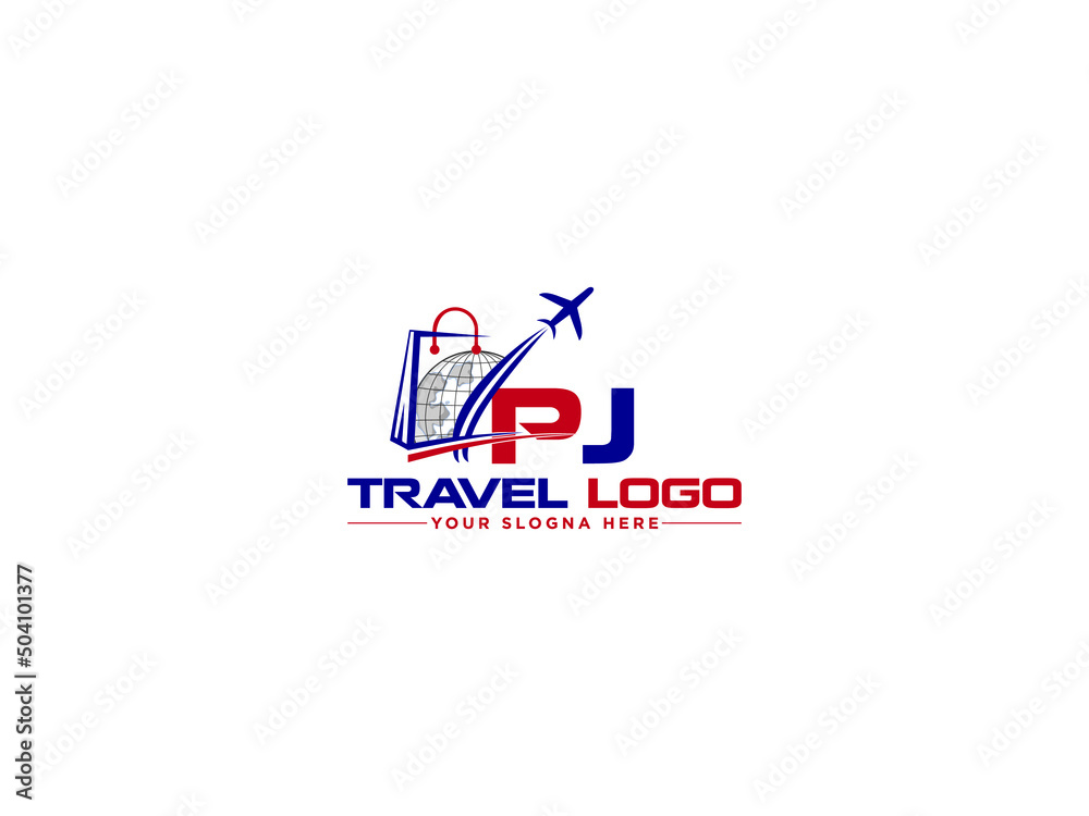 Colorful PJ Logo Image, Letter Pj Logo Icon Vector Image Design For ...