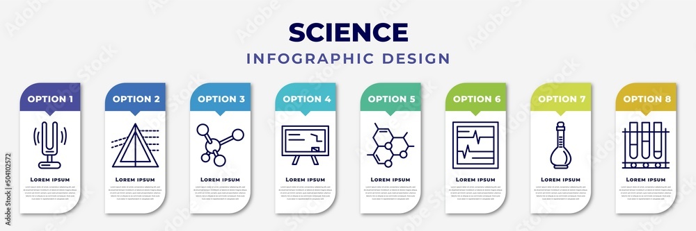 infographic template with icons and 8 options or steps. infographic for ...