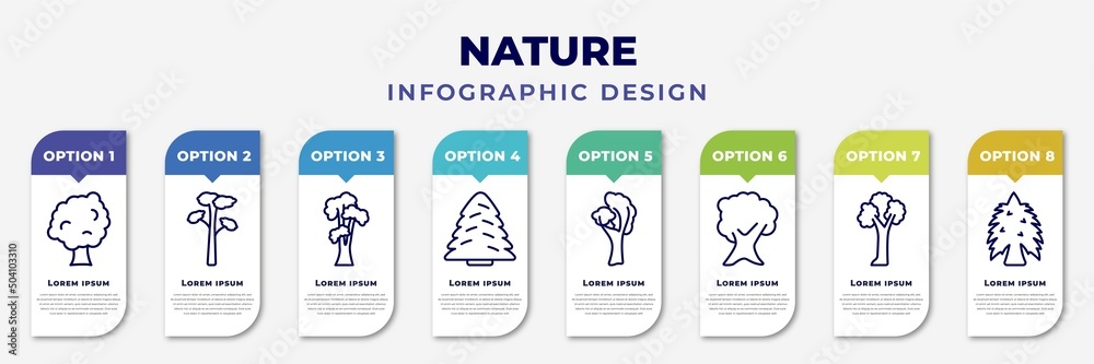 infographic template with icons and 8 options or steps. infographic for ...