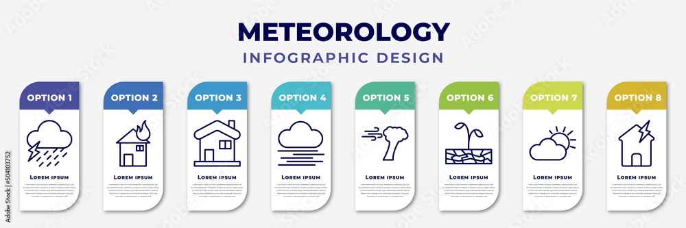 infographic template with icons and 8 options or steps. infographic for ...