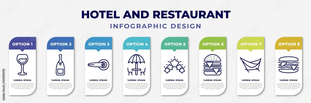 infographic template with icons and 8 options or steps. infographic for ...