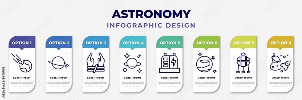 infographic template with icons and 8 options or steps. infographic for ...