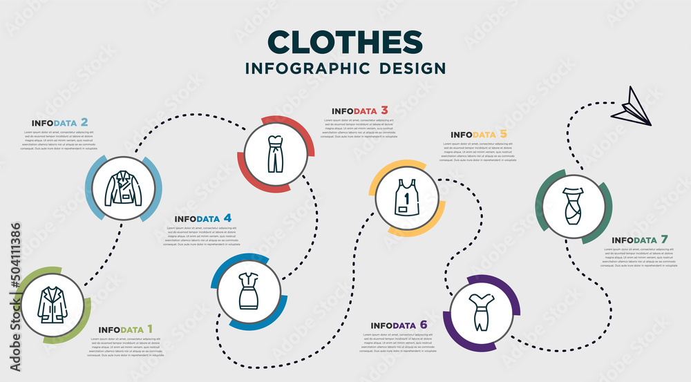 Infographic Timeline Clothing