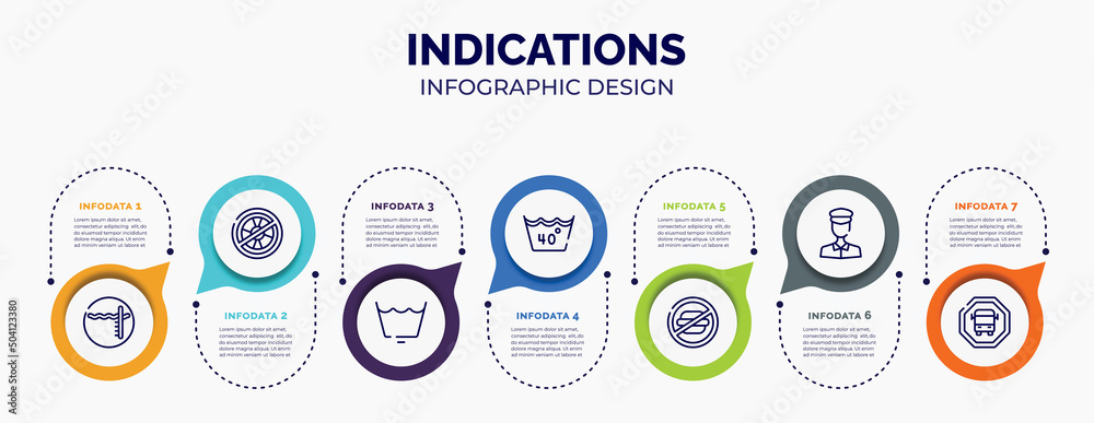 Vektorová grafika „infographic for indications concept. vector ...