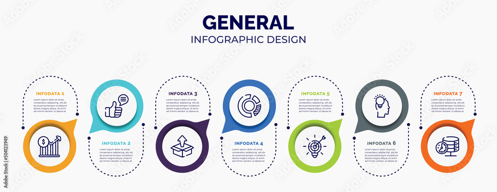 infographic for general concept. vector infographic template with icons ...