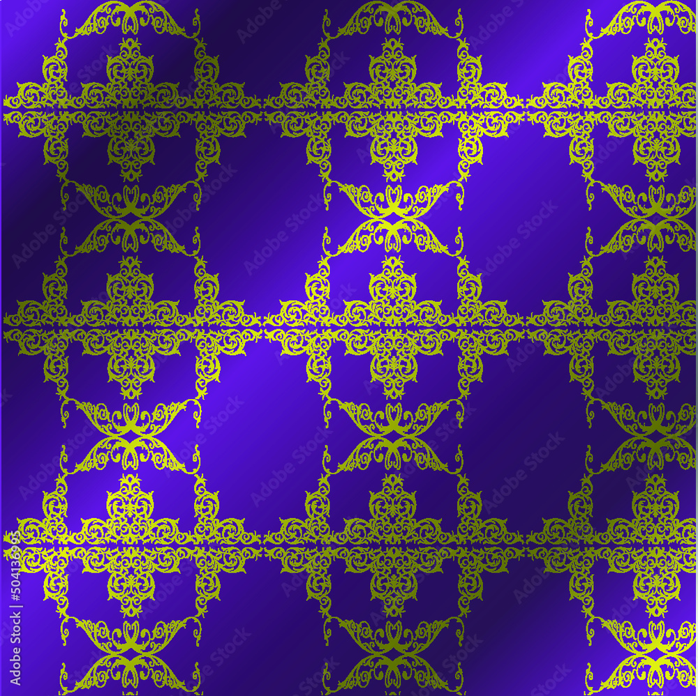 Royal vector textile on purple background, luxury purple royal ...