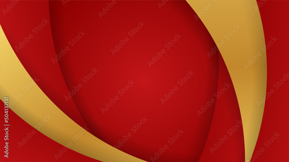 Abstract red and gold lines background Stock Vector | Adobe Stock