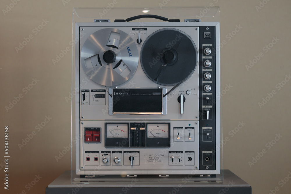 Oslo , Norway. May 01, 2022: SONY TC-630 Analog stereo reel tape deck ...