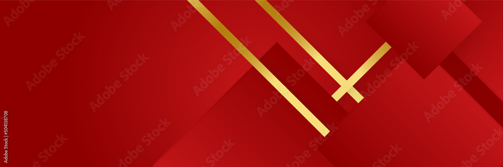 Minimal red and gold colorful abstract modern background design. Design ...