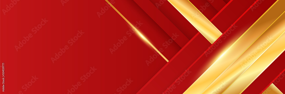 Abstract red and gold colorful vector technology background, for design ...