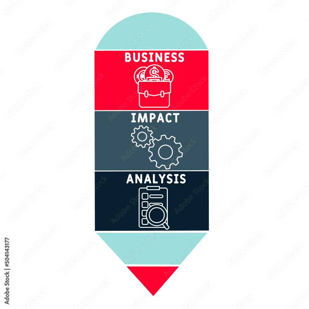 BIA - Business Impact Analysis acronym. business concept background ...