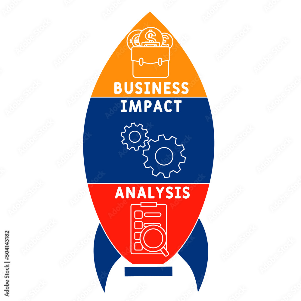 BIA - Business Impact Analysis acronym. business concept background ...