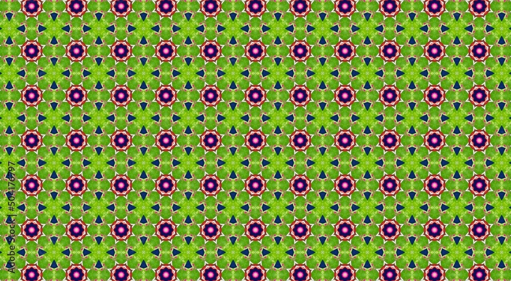 Seamless bandhani border design Stock Illustration | Adobe Stock