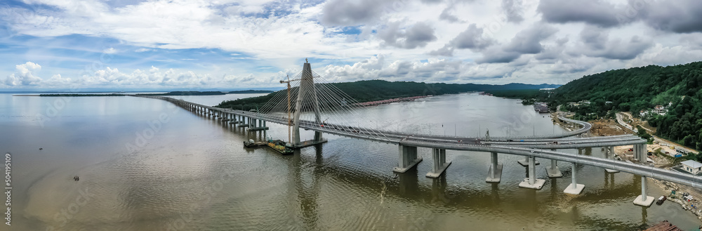 Temburong Bridge is a 30-kilometre (19-mile) bridge currently under ...
