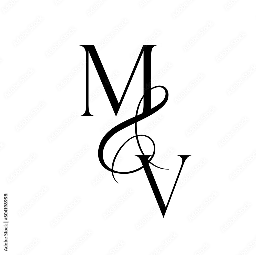 Vetor do Stock: vm, mv, monogram logo. Calligraphic signature icon ... Vetor do Stock: vm, mv, monogram logo. Calligraphic signature icon ...