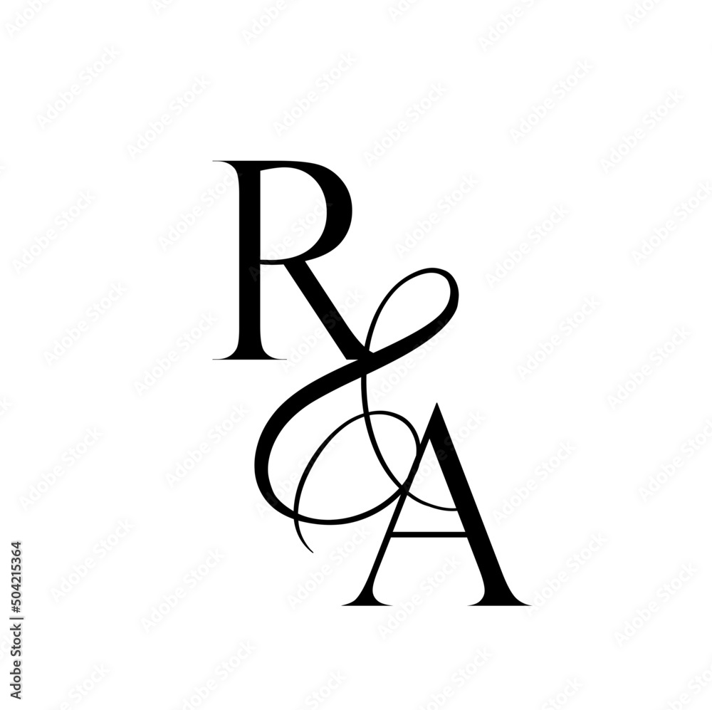 ar, ra, monogram logo. Calligraphic signature icon. Wedding Logo ... ar, ra, monogram logo. Calligraphic signature icon. Wedding Logo ...
