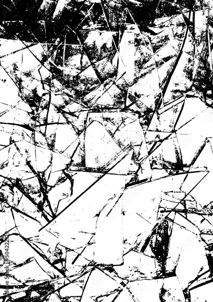 shattered glass texture with a transparent background Stock Photo ...