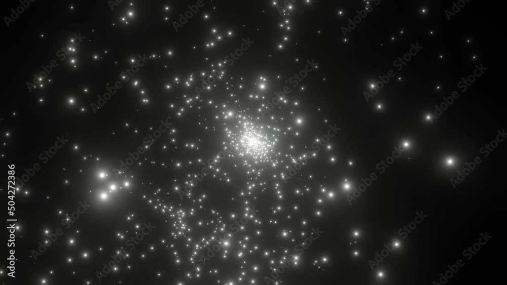 Emergence and spread of white particles from center. Explosion of ... Emergence and spread of white particles from center. Explosion of ...