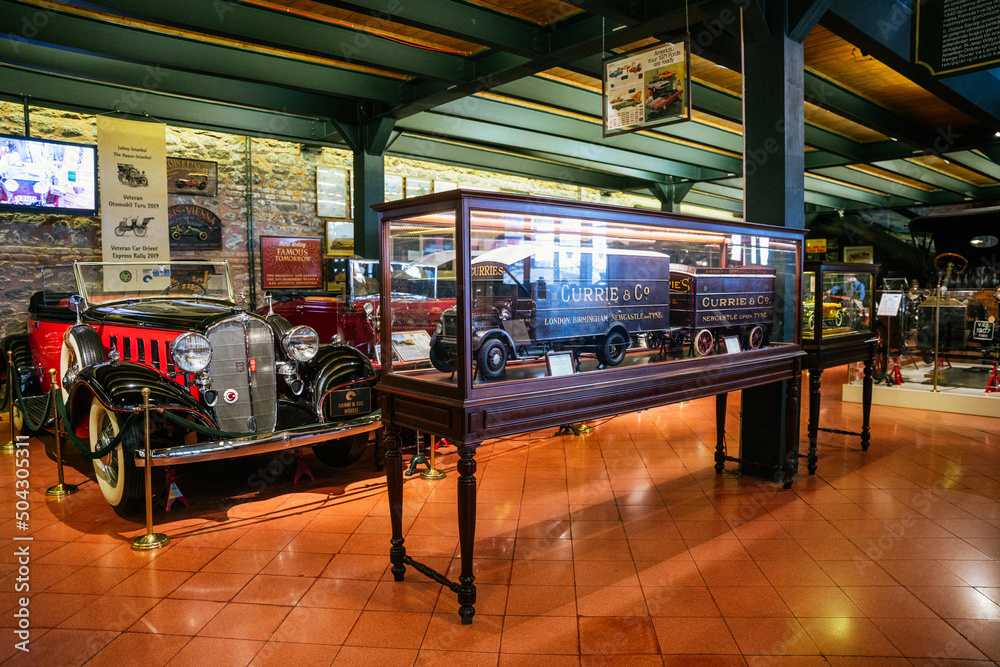 Istanbul, Turkey - dec, 2021 The Rahmi M. Koc Museum is a private ...