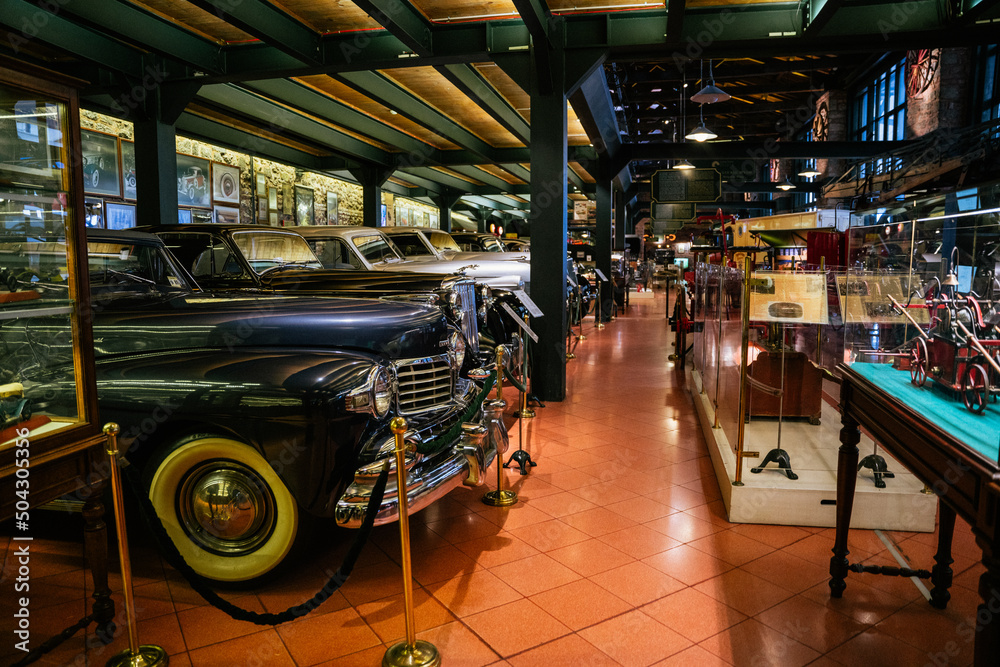 Istanbul, Turkey - dec, 2021 The Rahmi M. Koc Museum is a private ...