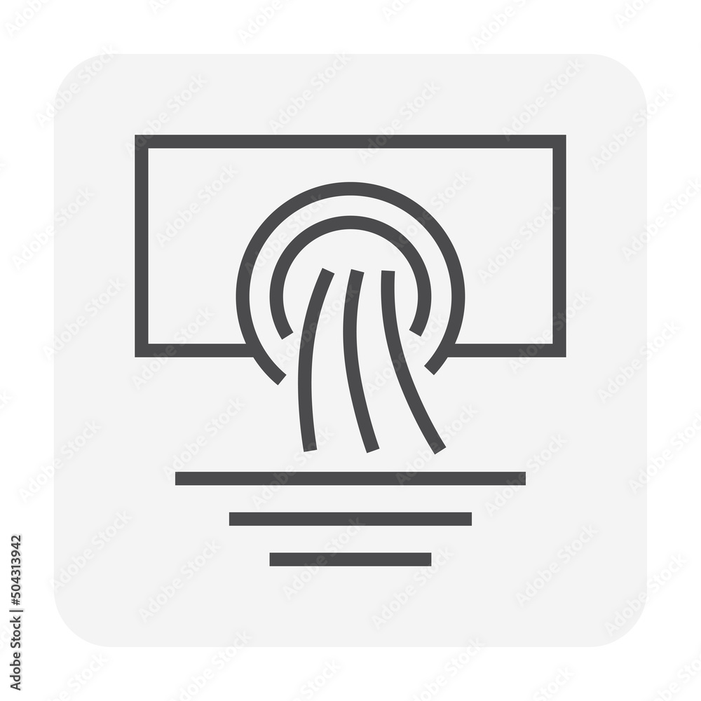 Water drainage vector icon. Include storm water from city, wastewater ...