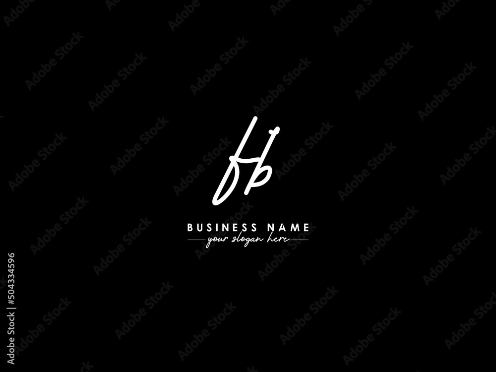 Simple FB Logo Design, Signature Fb bf Logo Letter Design For Any Type ...