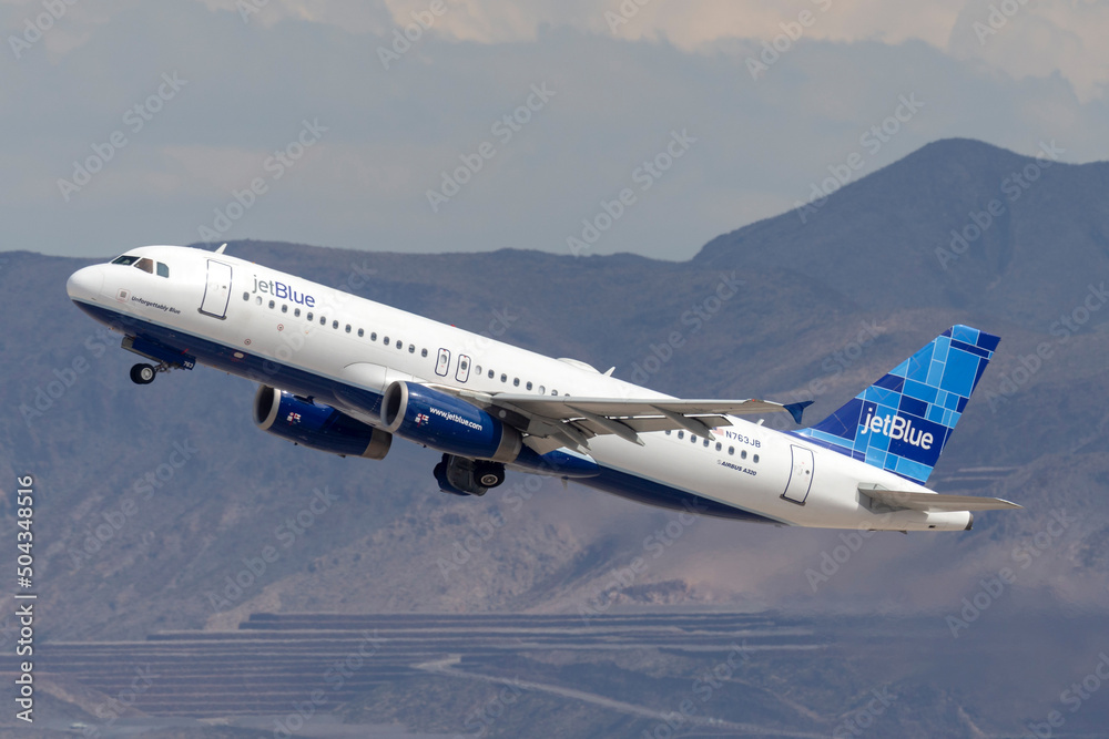 Foto de Las Vegas, Nevada, USA - May 8, 2013: JetBlue Airways Airbus ...
