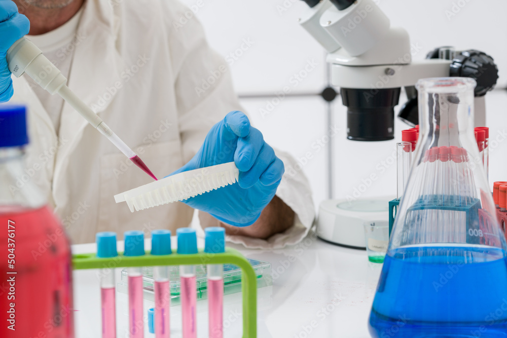 Experiment in the genetic laboratory for growing artificial organs ...