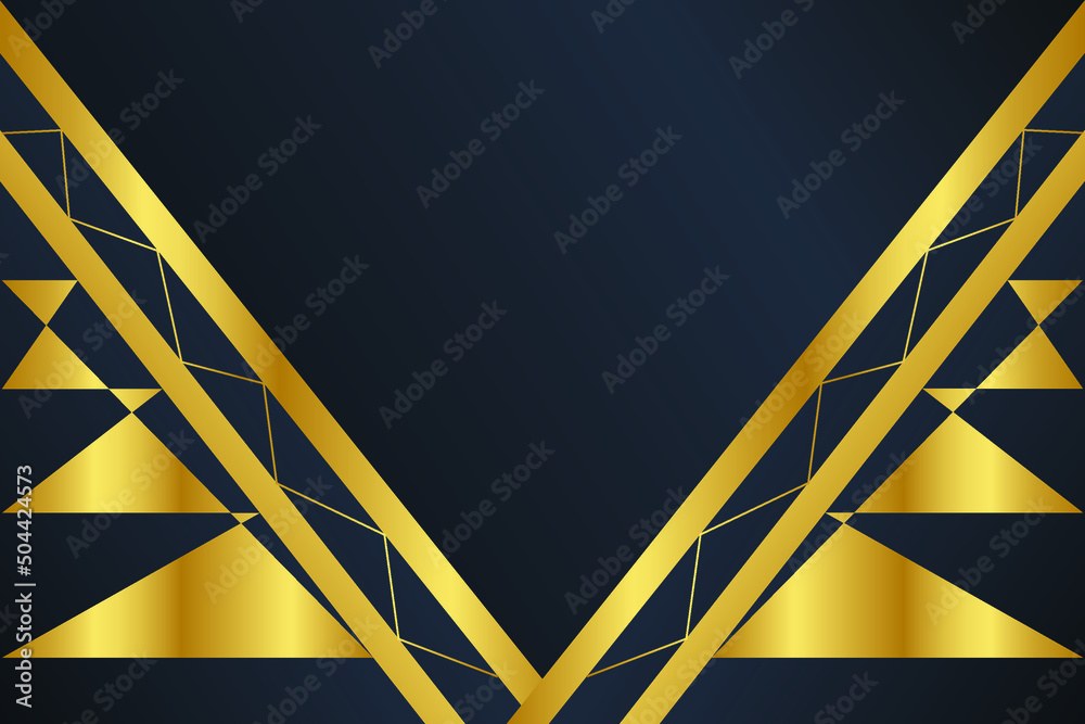 Beautiful modern luxury black gold wallpaper background vector ...