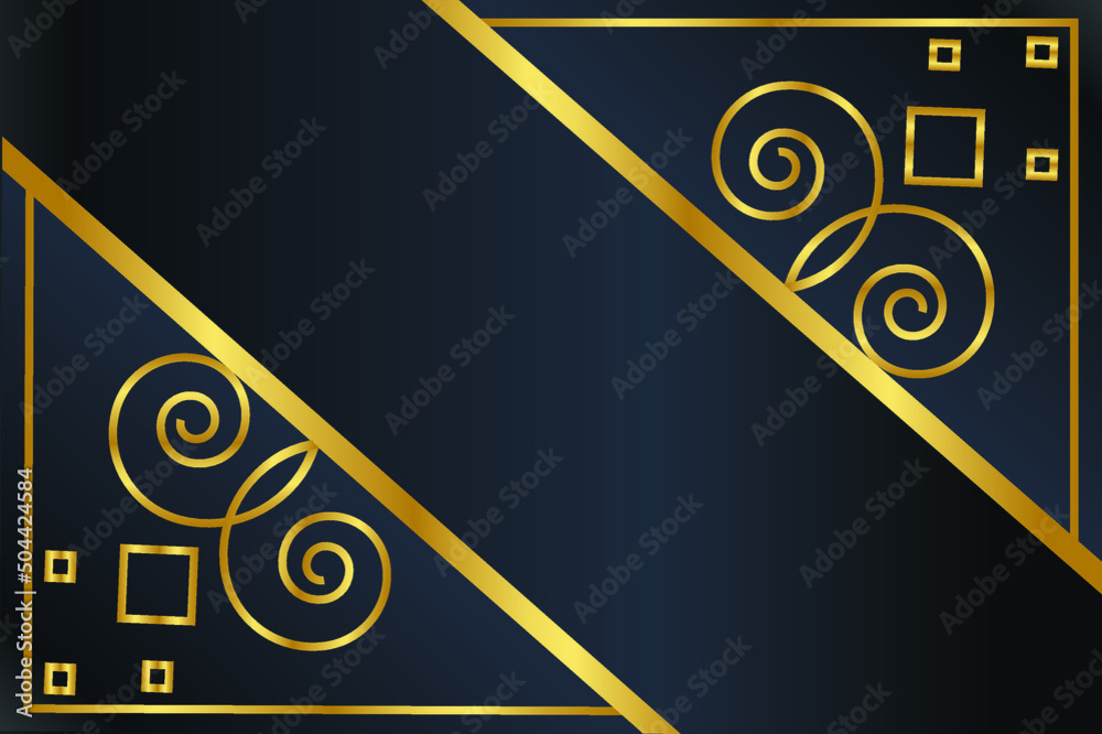 Beautiful modern luxury black gold wallpaper background vector ...