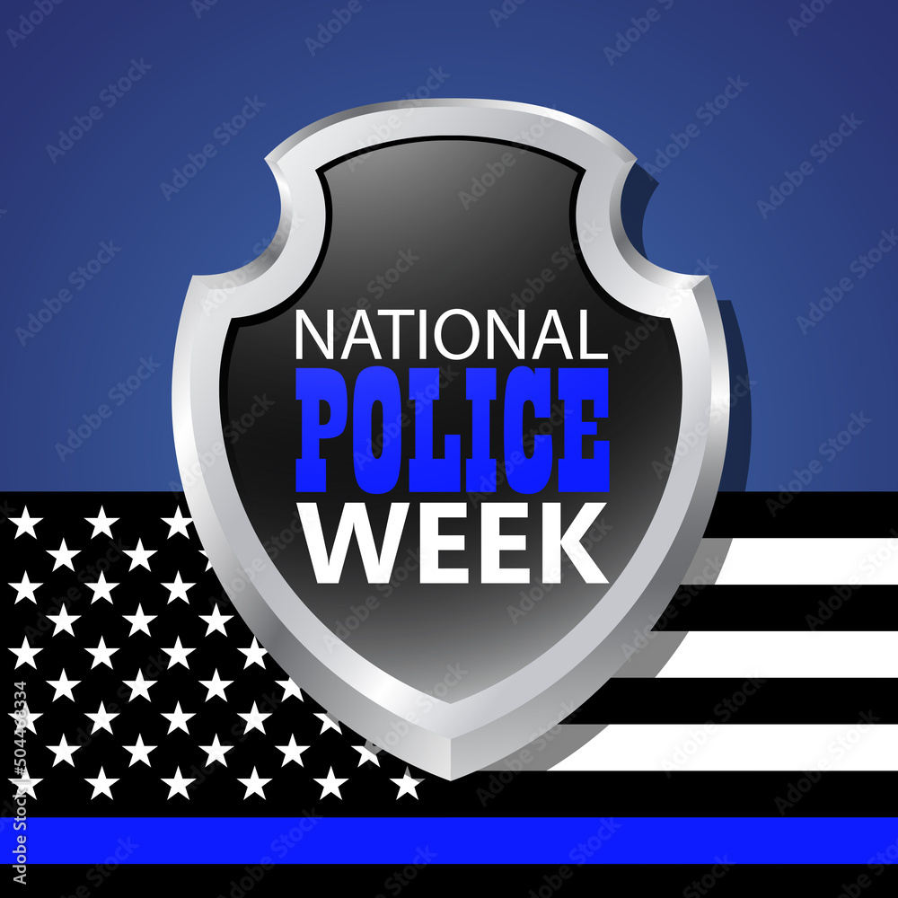 National Police Week in May. Celebrated annual in United States. In ...