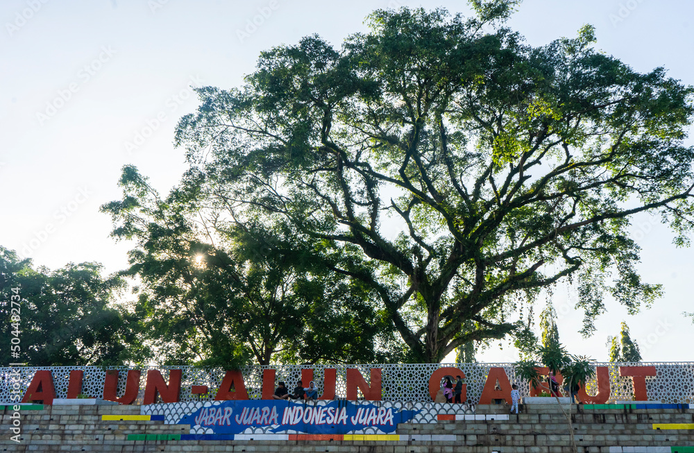 Garut Square (Alun-alun). The largest and most famous public space in ...