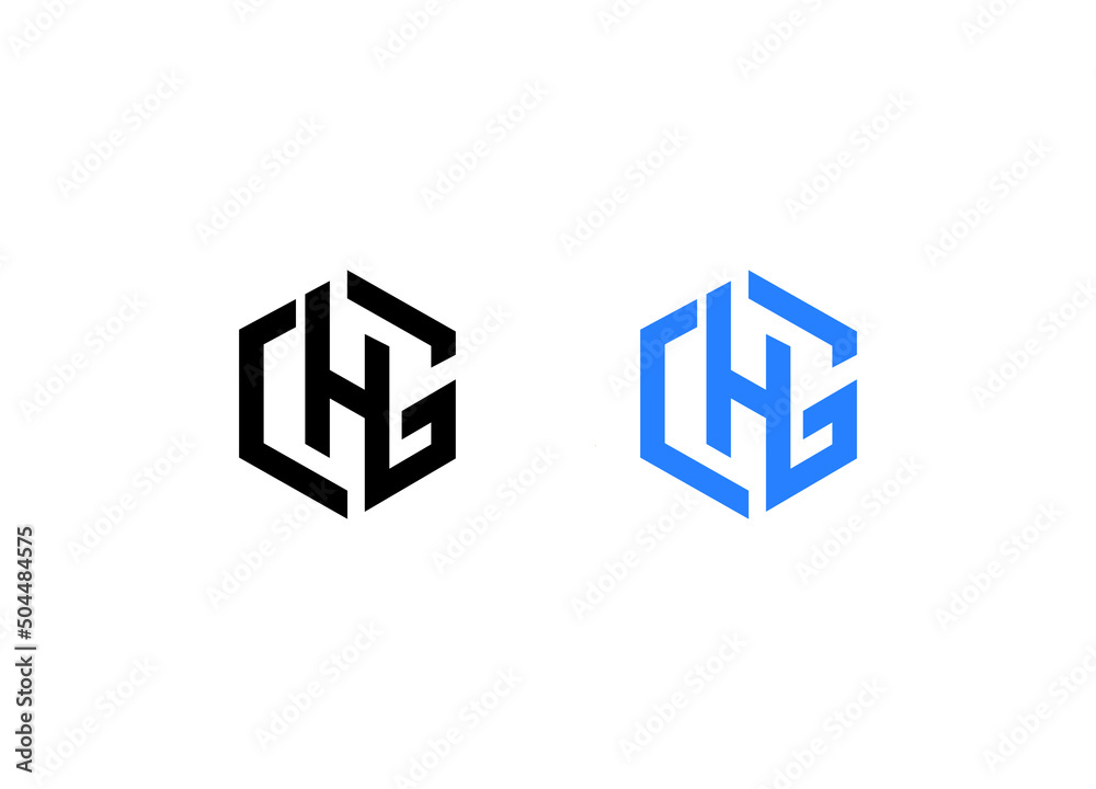 CHG,GHC Alphabets Letters Logo Monogram Stock Vector | Adobe Stock