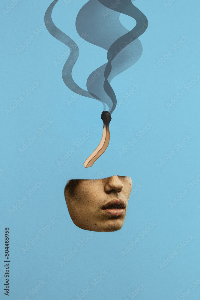 Burnt out concept Stock Photo | Adobe Stock