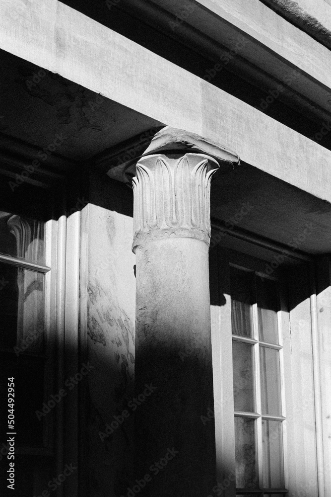 Ionic Column Detail Stock Photo | Adobe Stock