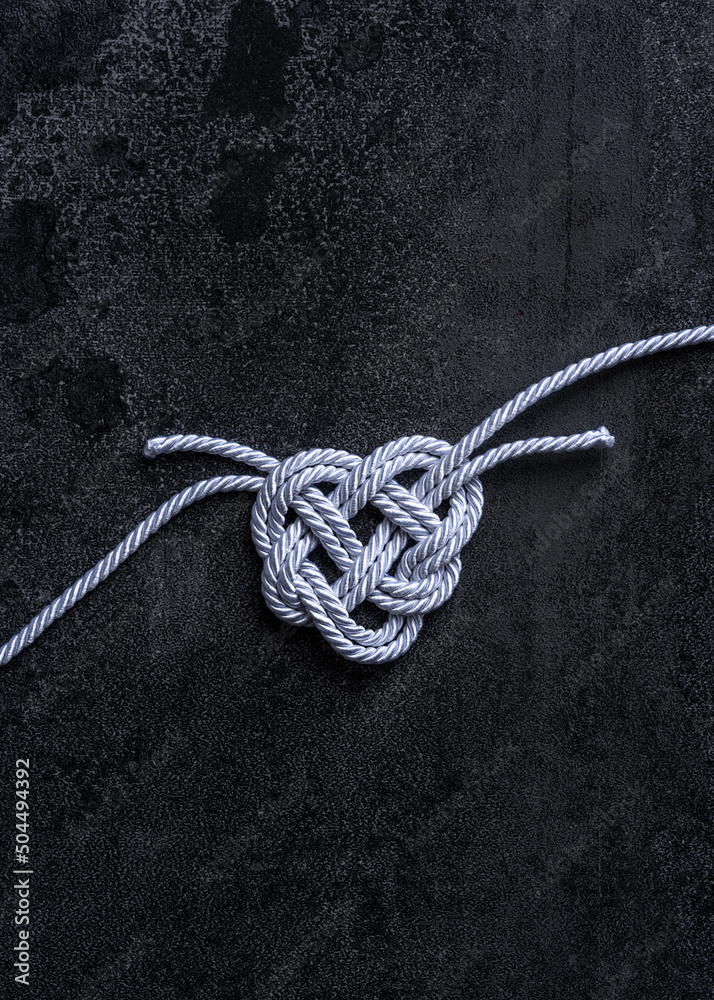 heart shaped knot Stock Photo | Adobe Stock