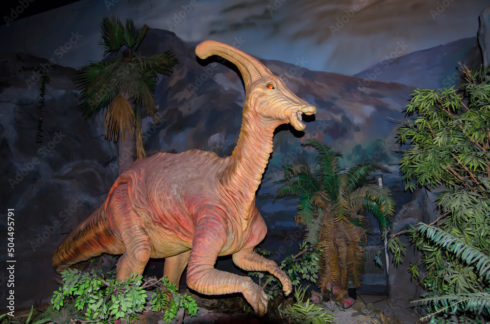 BANGKOK, THAILAND. – On May 01, 2018 - Life size model of ...