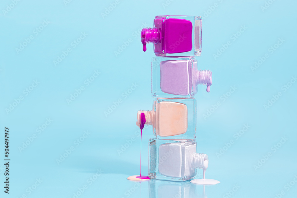 Nail Polish Stack Drip Stock Photo | Adobe Stock