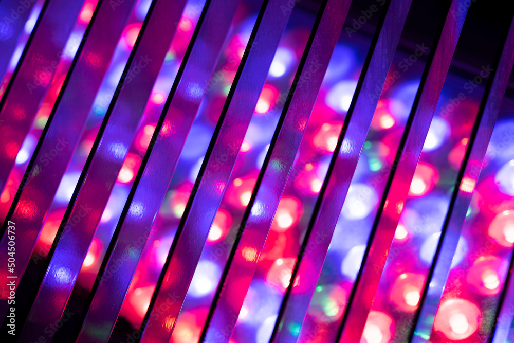 Colorful neon lights Stock Photo | Adobe Stock