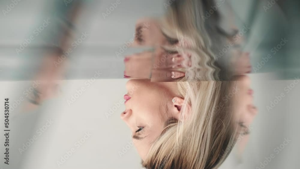 Psychology treatment. Mental health. Mind awareness. Profile portrait ...