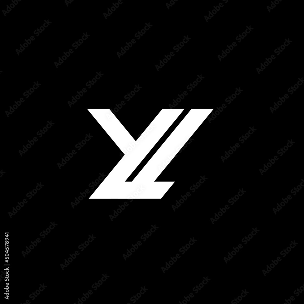 Initial letter YL monogram logo concept design Stock Vector | Adobe Stock