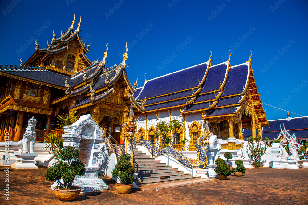 Wat Ban Den or Wat Banden complex temple in Mae Taeng District, Chiang ...