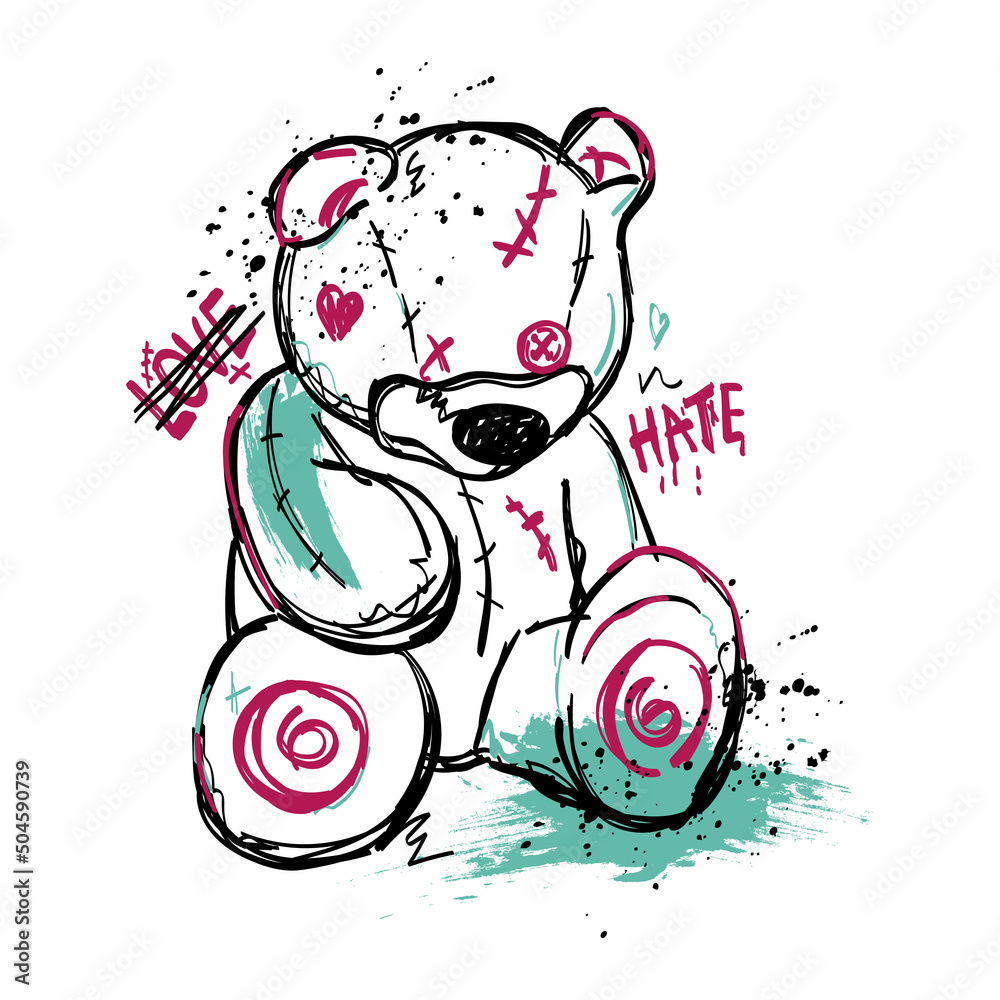 Love Vs Hate Drawing