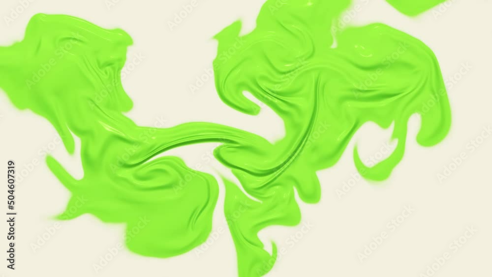 Video Stock Abstract animated motion background with green flowing ...