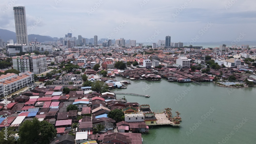 Georgetown, Penang Malaysia - May 13, 2022: The Clan Jetties of ...
