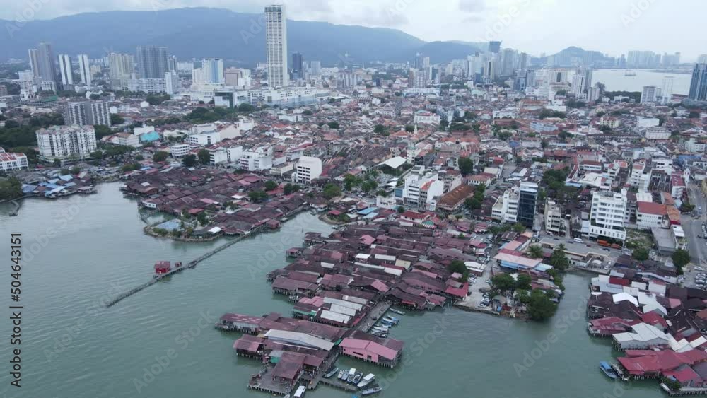 Georgetown, Penang Malaysia - May 13, 2022: The Clan Jetties of ...